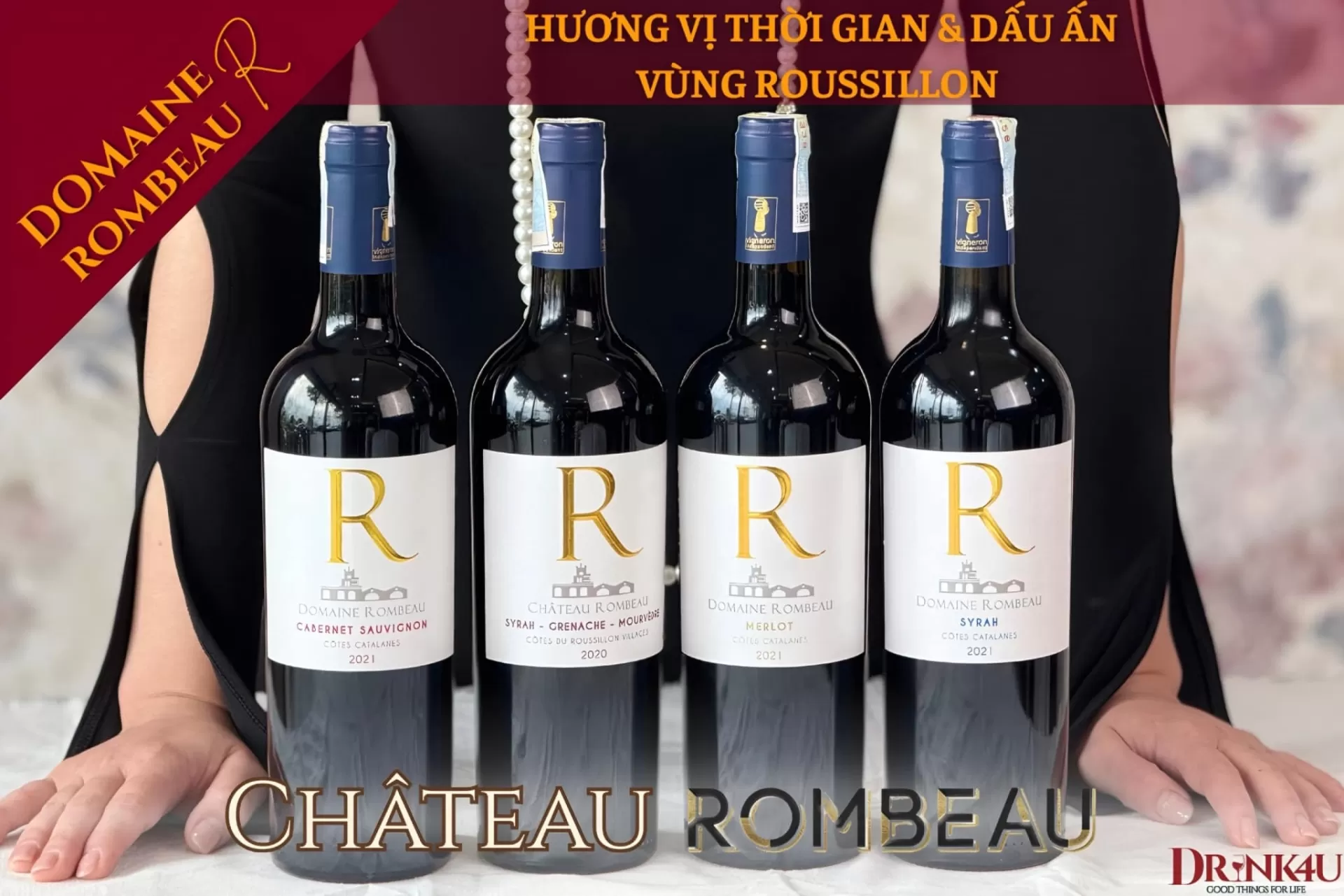BỘ SƯU TẬP RƯỢU VANG PHÁP NHẬP KHẨU CHÍNH HÃNG DOMAINE ROMBEAU R